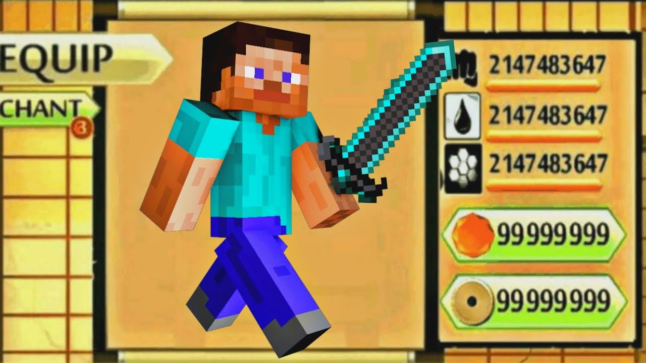 Shadow Fight 2 Minecraft Sword | The Most Powerful Minecraft Sword of ...