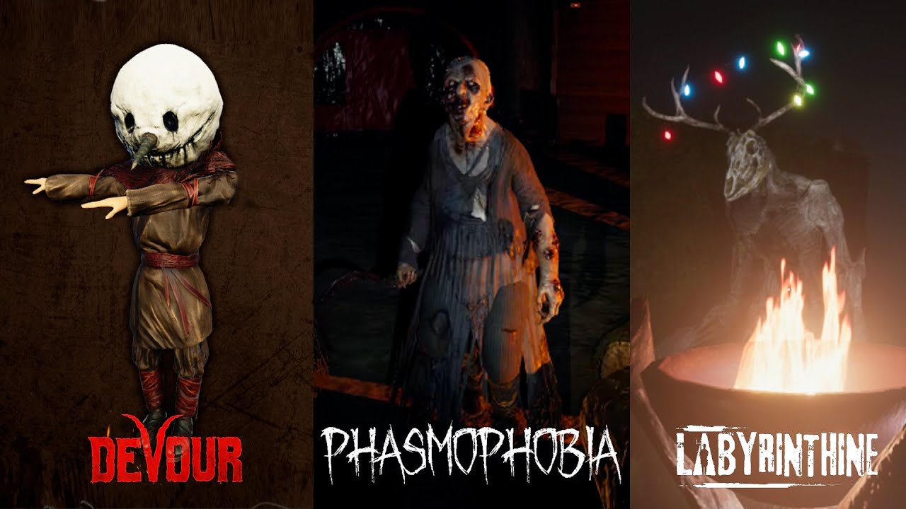 Devour, Labyrinthine and Phasmophobia Holiday Updates - YouTube