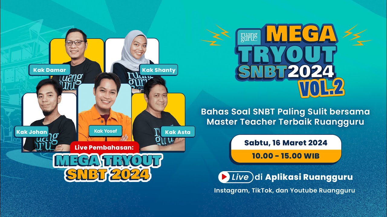 Pembahasan Mega Tryout SNBT 2024 Vol. 2 - YouTube