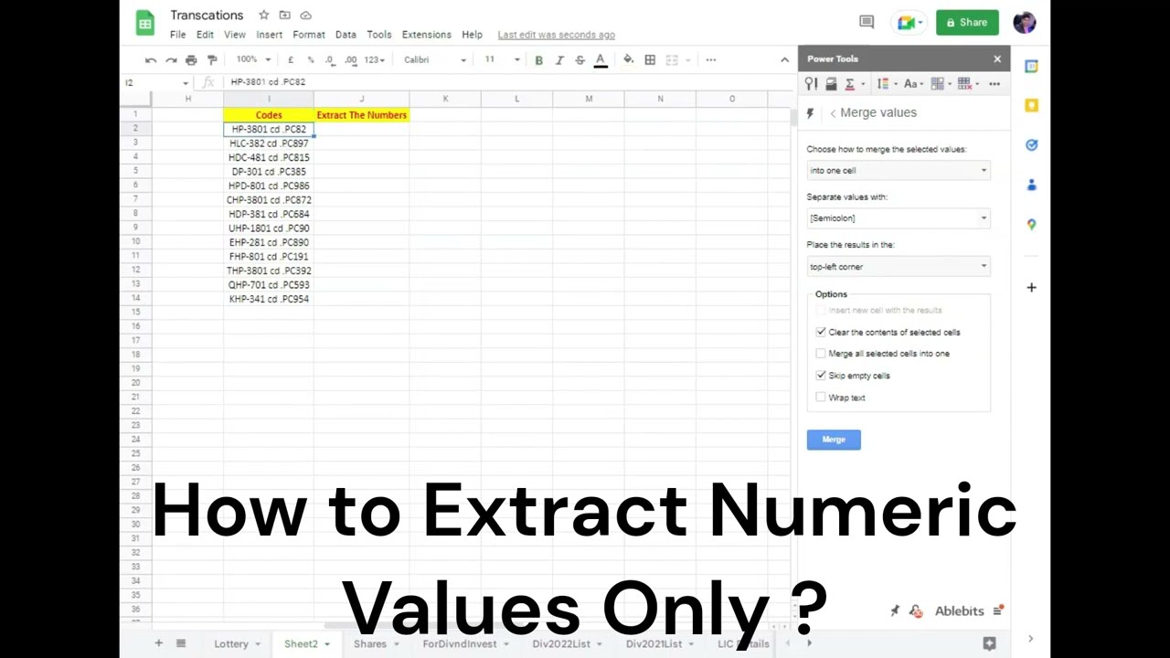 How To Extract Numbers From The Excel Cells Values From Excel Cells How To Extract Numbers From The Excel Cells Values From Excel Cells