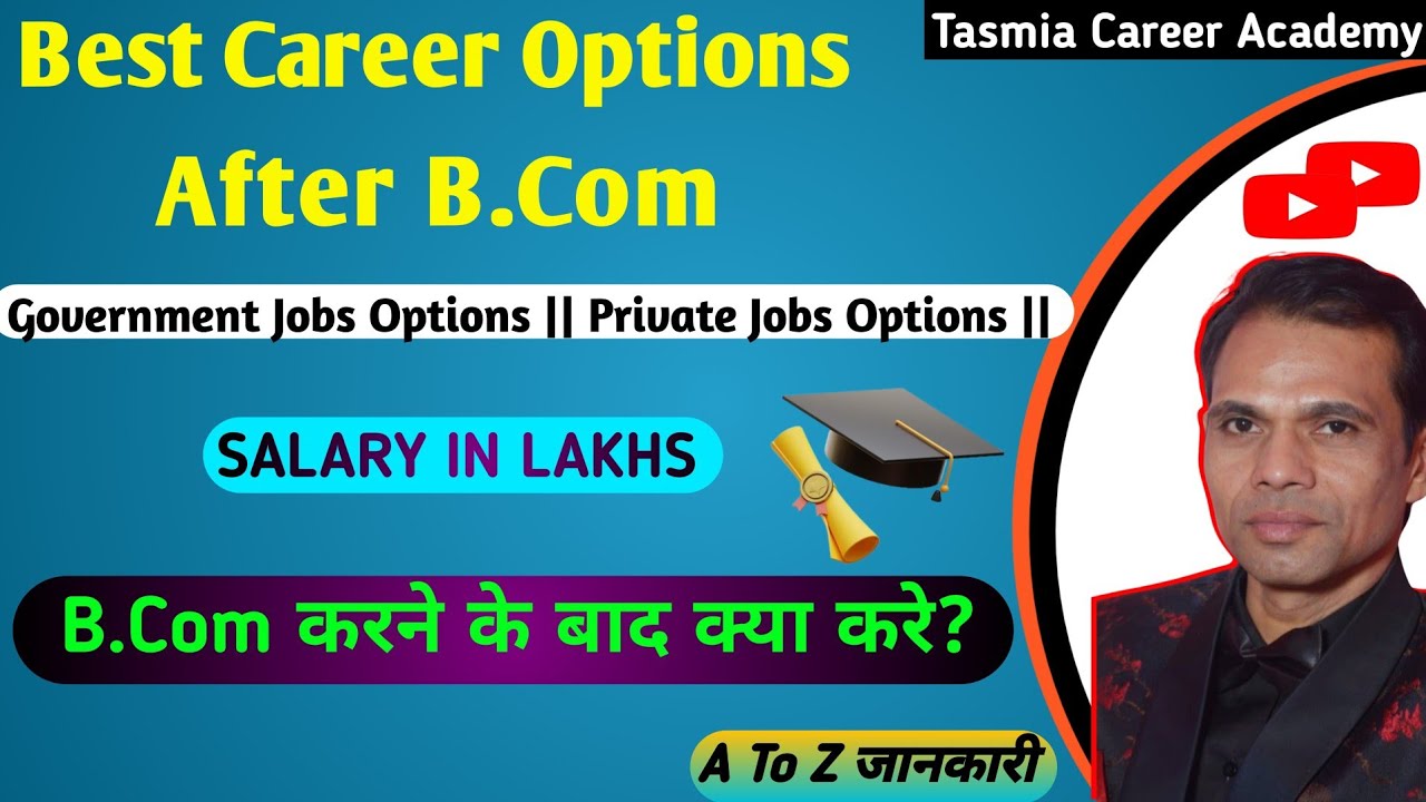 Career Opportunities After B.Com | Job Opportunities After B.Com ...
