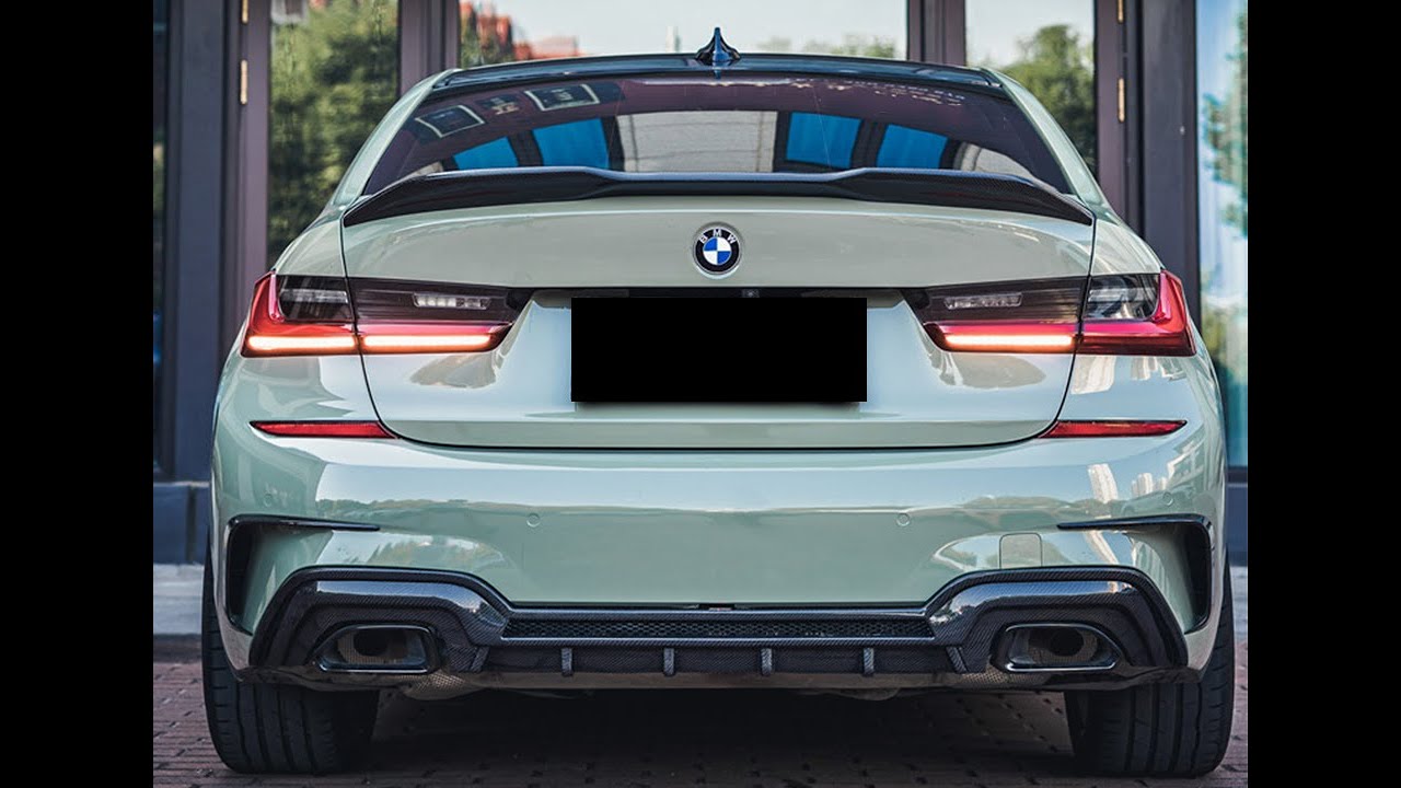 BMW 3 Series G20 320i 330i 330e M Sport M340i Dry Carbon Fiber Rear ...