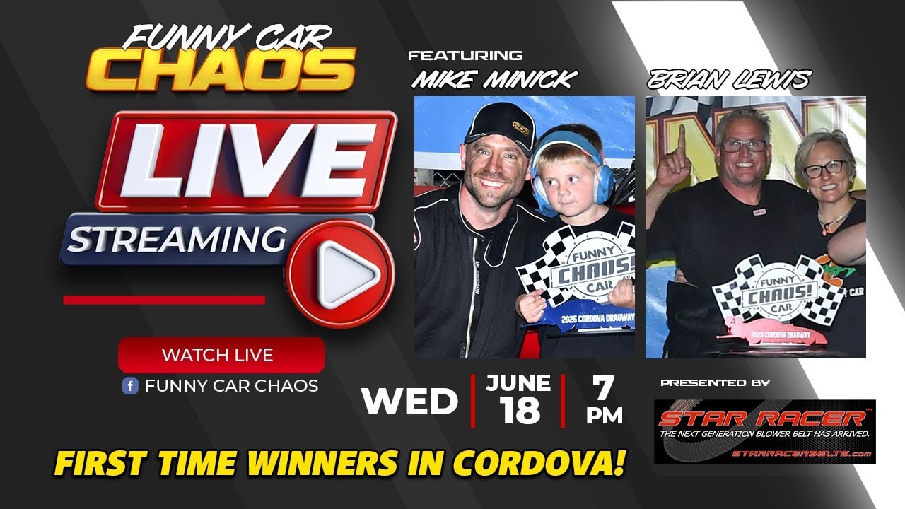 CHAOS LIVE! Funny Car Chaos Summer Nationals Recap With Winners Mike ...