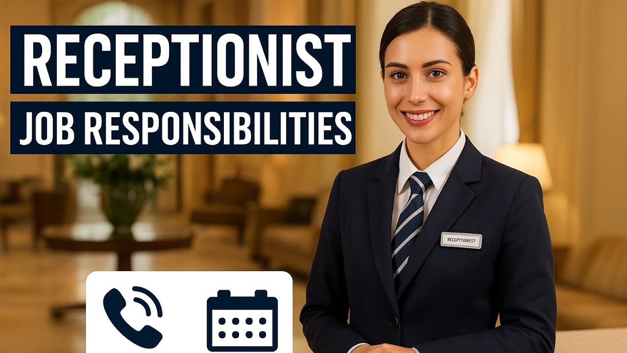 What Is Receptionist Job Responsibilities || How To Work Receptionist ...