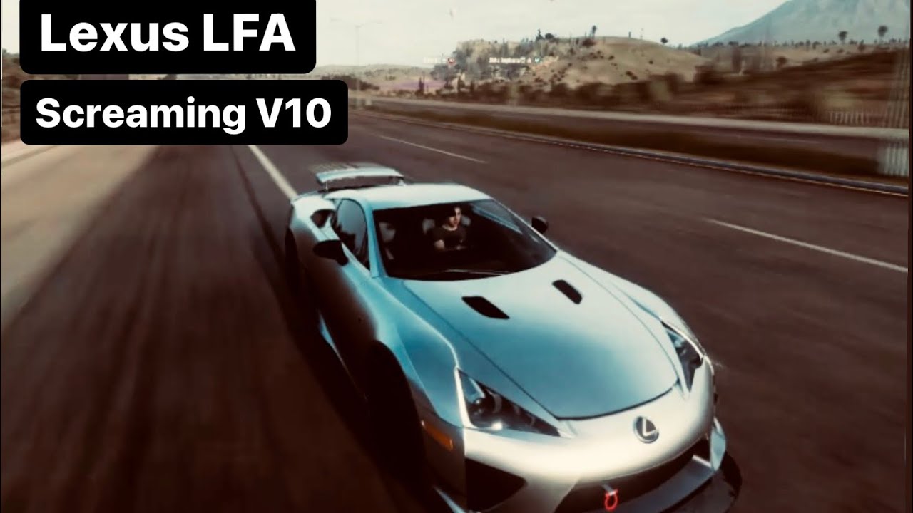Exploring the Power of the Lexus LFA | Forza Horizon 5 Gameplay - YouTube