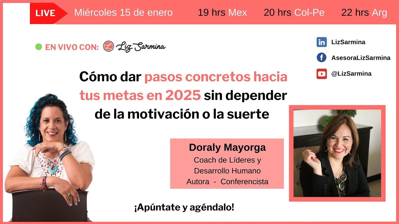 Cómo dar pasos concretos hacia tus metas 2025 - YouTube