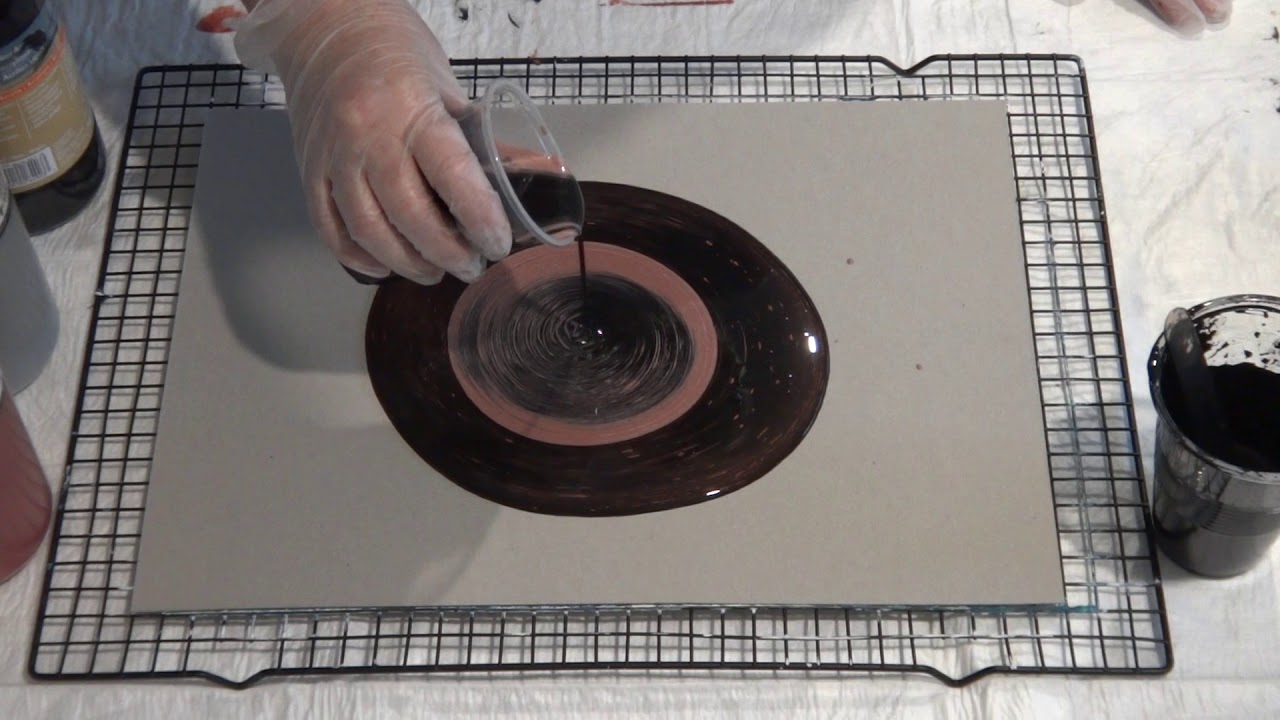 #15 - Two Metallic Ring Pour - YouTube