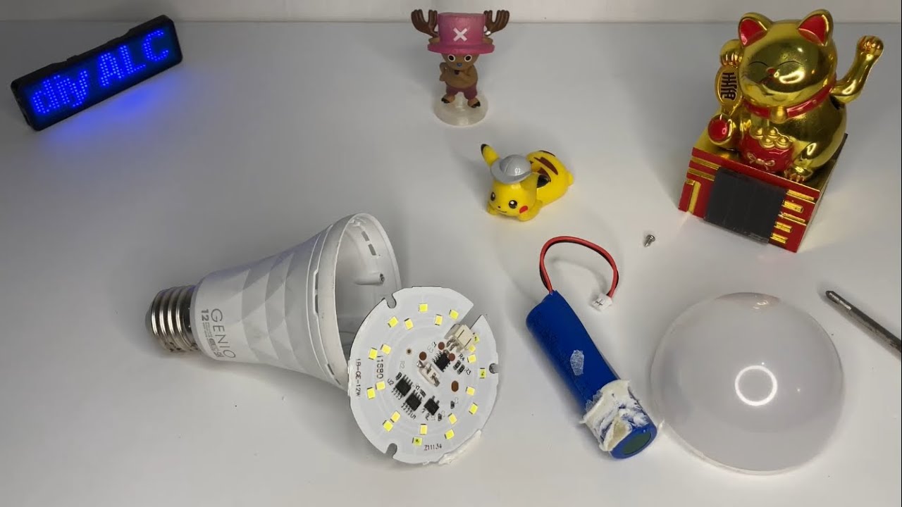 Membongkar Lampu LED Emergency Merk PanaLED GENIO - YouTube