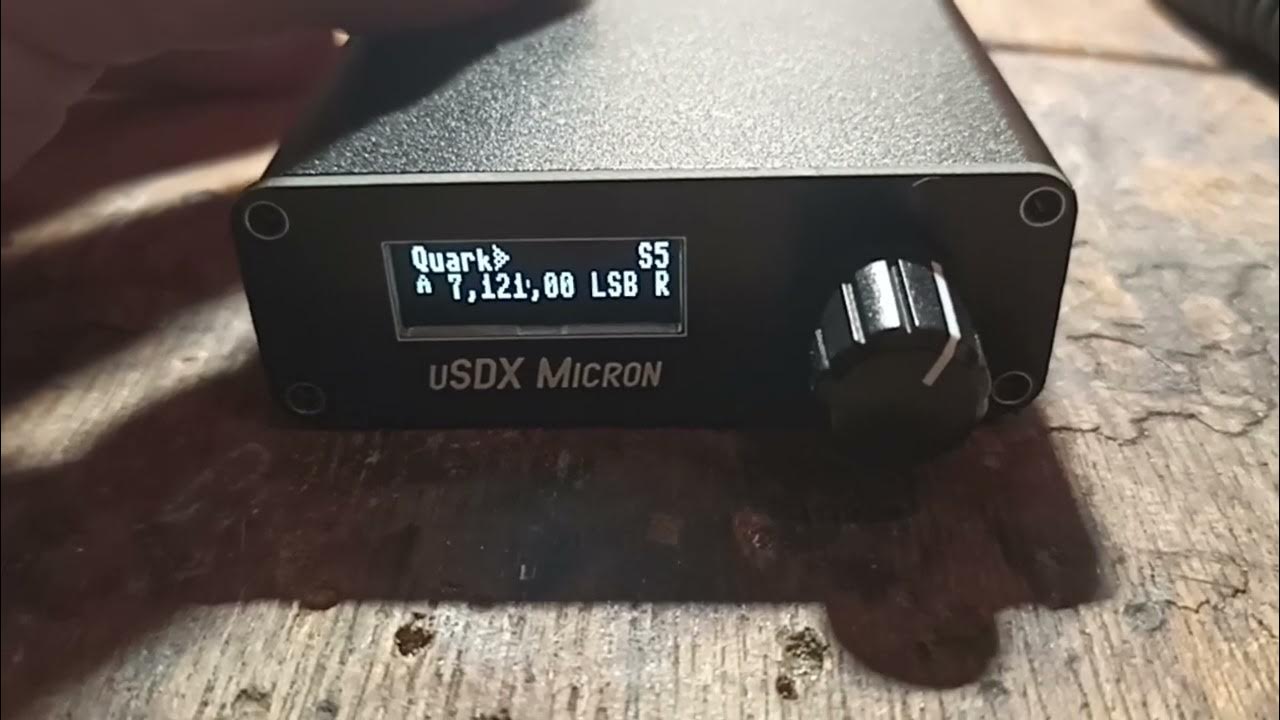 Новый трансивер uSDX MICRON - YouTube