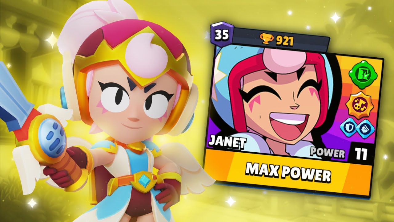 Level 11 Janet is Insane | Brawl Stars - YouTube