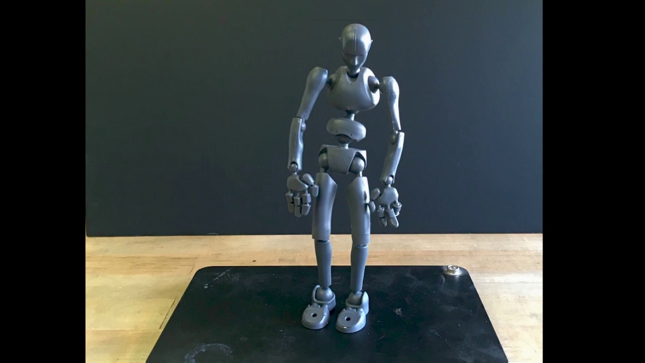 Forward lean stretch animation test - YouTube