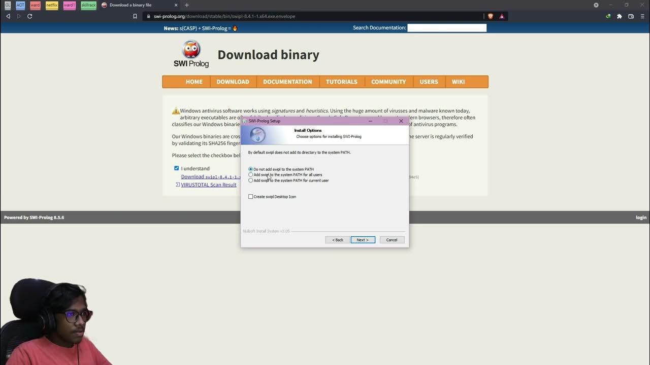 How to Install SWI PROLOG | SMVEC | B.Tech AI& DS - YouTube