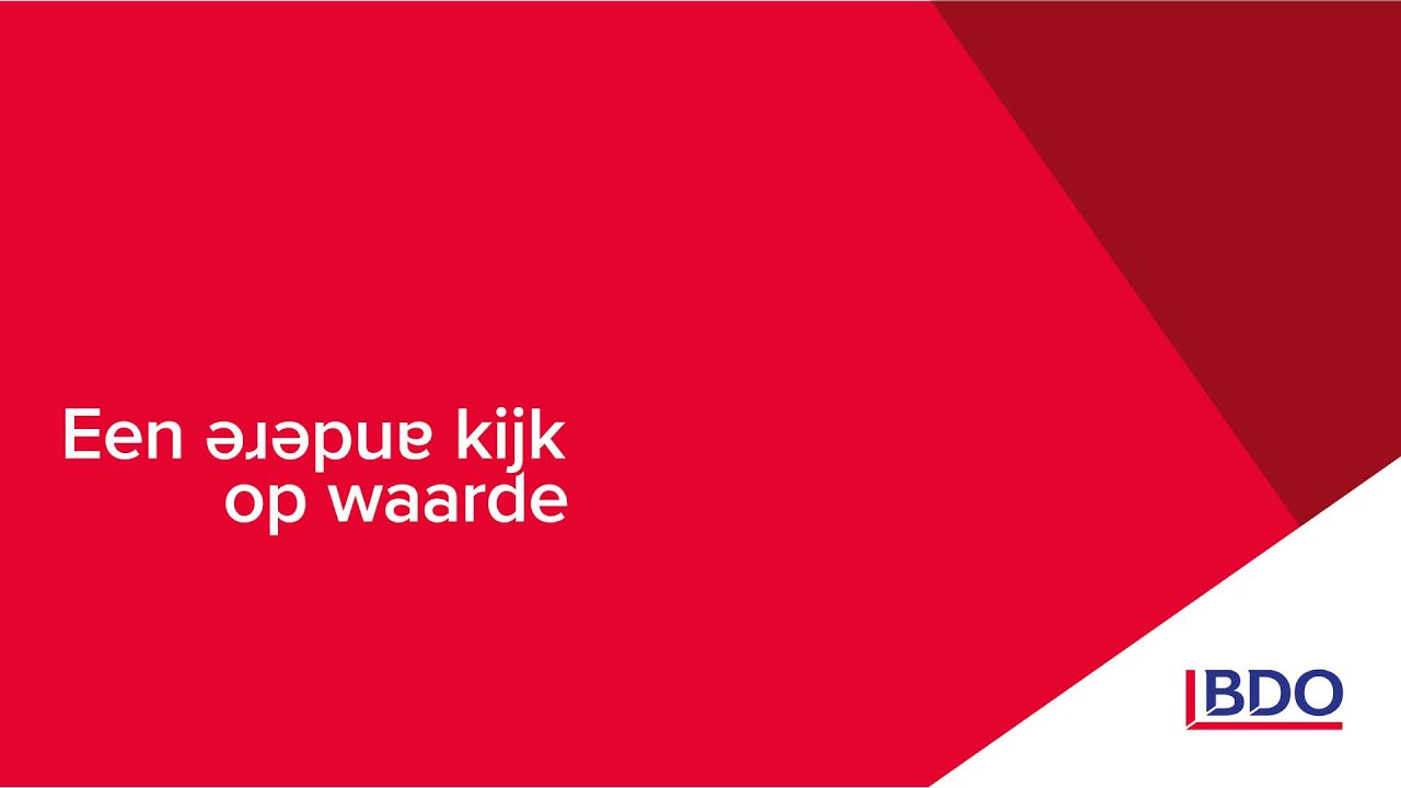 BDO: een andere kijk op waarde - YouTube