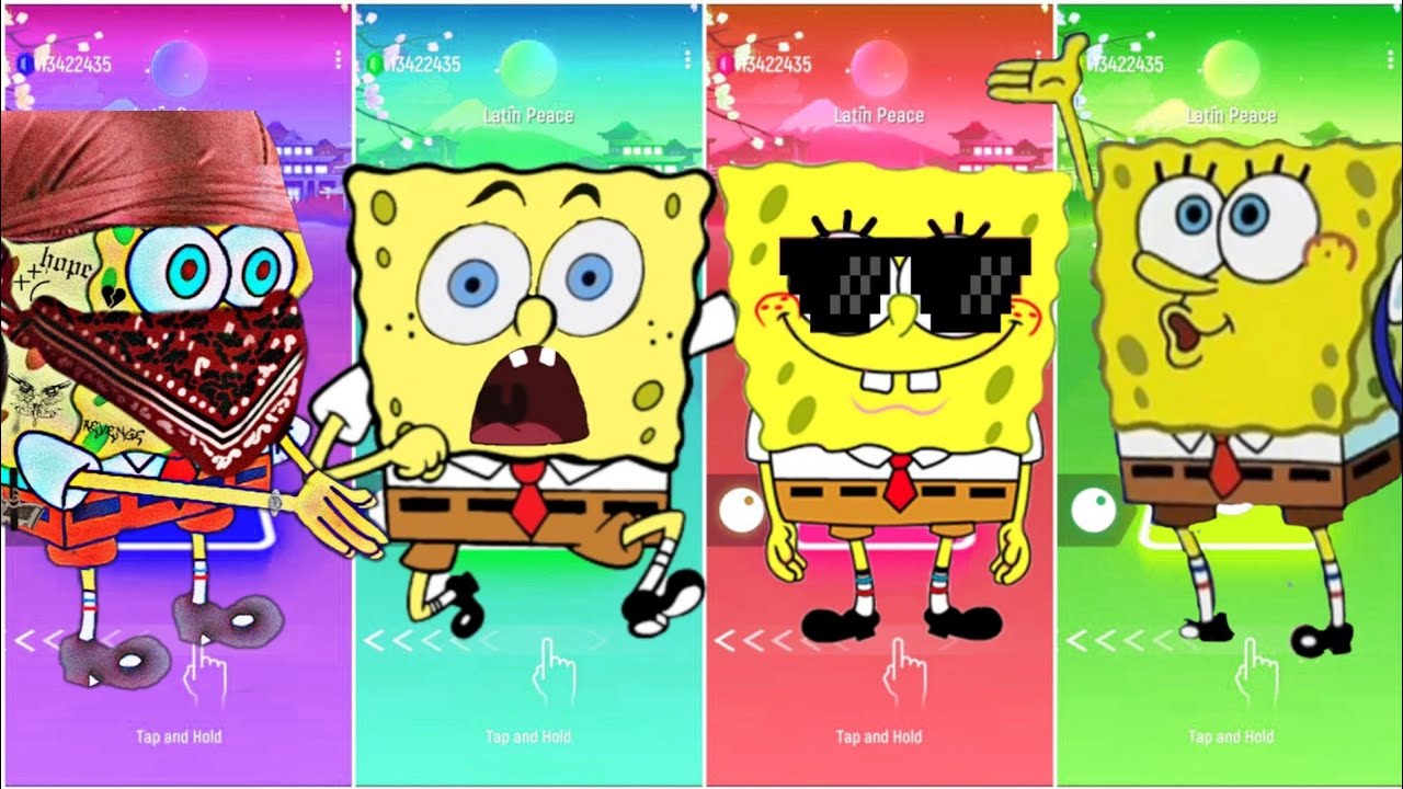 SPONGEBOB EXE VS SANDY CHEEKS VS SQUIDWARD EXE MR KRABS - TILES HOP ...