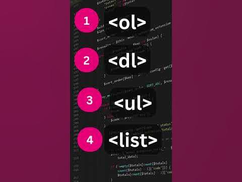 How can you make a bulleted list #foryou #javascript #css #coding #html #html5 #htmlcss - YouTube