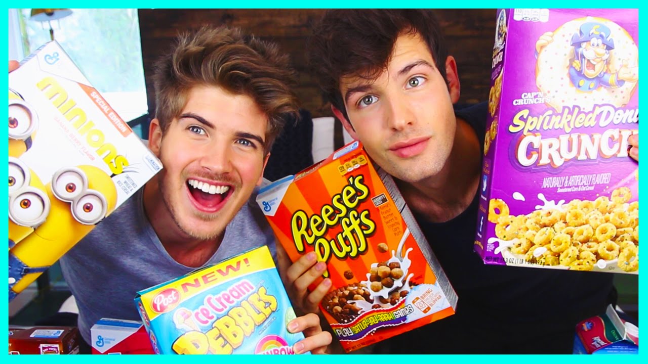 TRYING WEIRD AMERICAN CEREAL! - YouTube