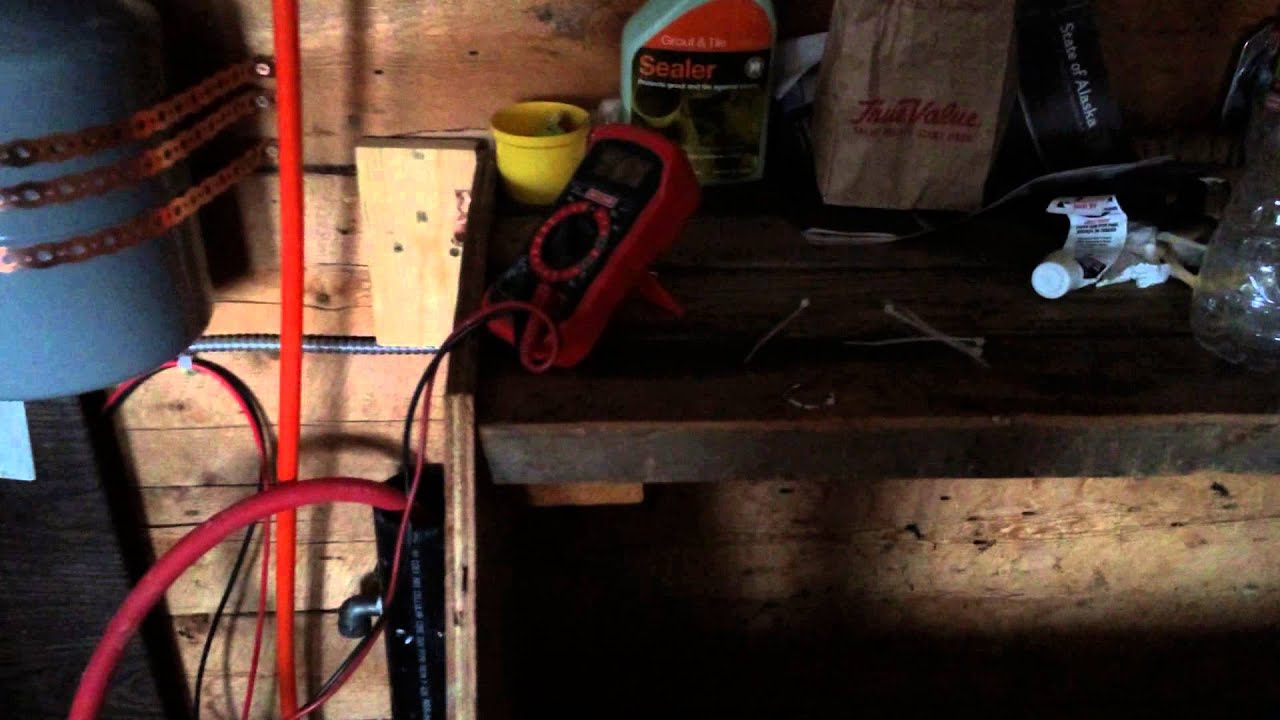 Alaska off grid cabin, thermal electric generator update - YouTube