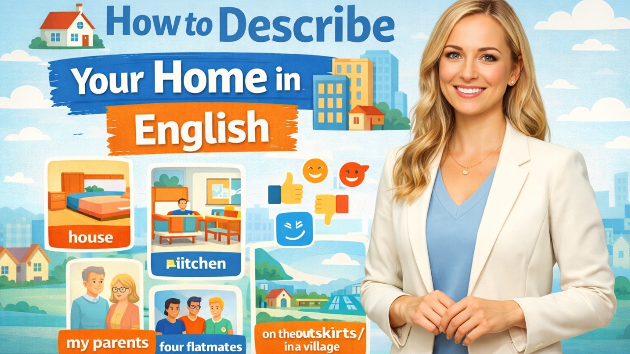 How to Describe Your Home in English (Fluent & Natural!) - YouTube
