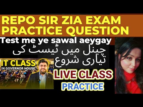 LEARN & PRACTICE SIR ZIA REPO|| LIVE CLASS||#leanstartups , - YouTube
