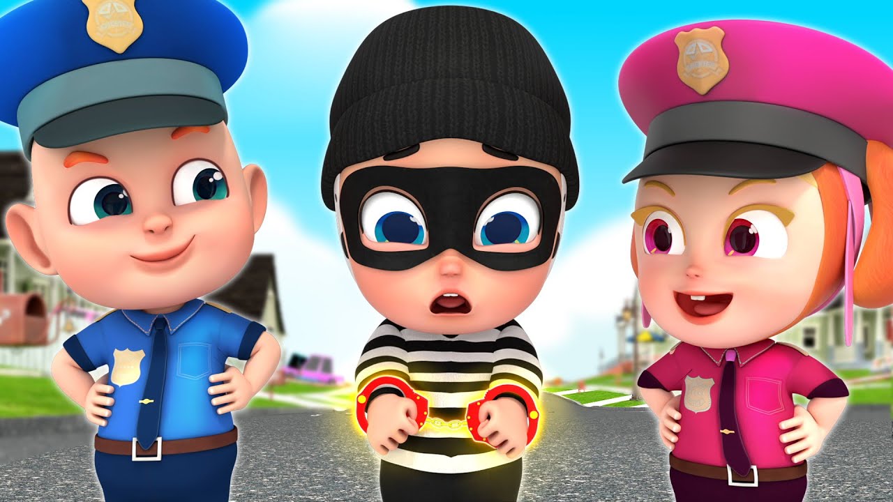 Police Song | Policeman is Here to Help | Rosoo Nursery Rhymes & Kids ...