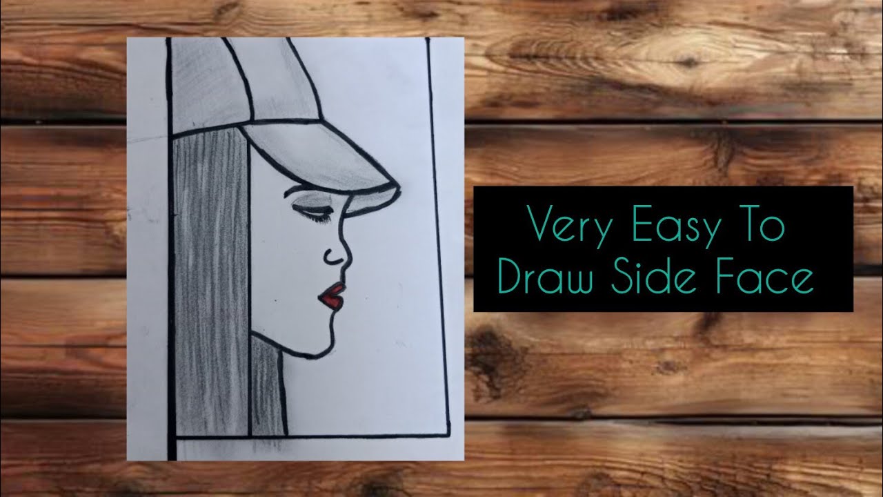 Very Easy To Draw Side Face | Easy Way To Draw Side Face Of A Girl ...