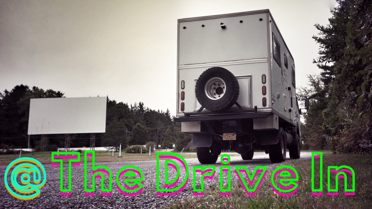 Camping at the DRIVE-IN Movie Theater • FULL TIME OVERLANDING - YouTube