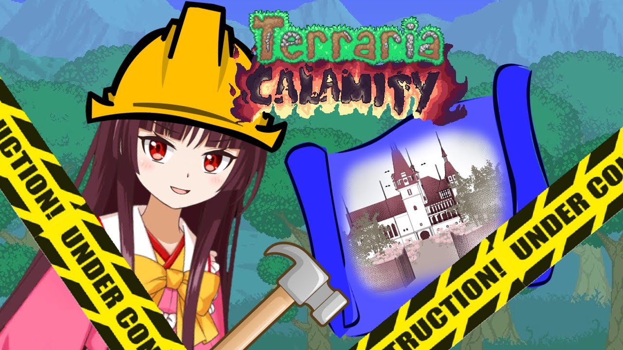 [Terraria Calamity] Let's Build The Scarlet Devil Mansion! - YouTube