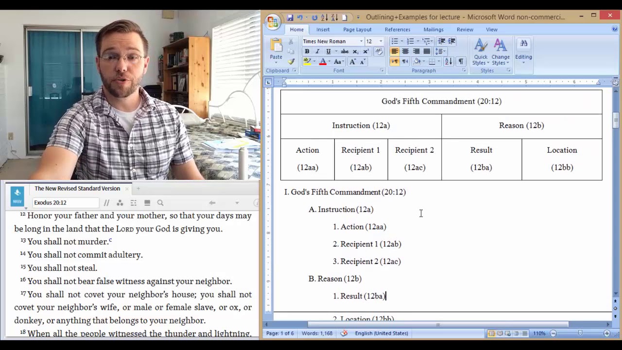 How to Make an Outline - YouTube