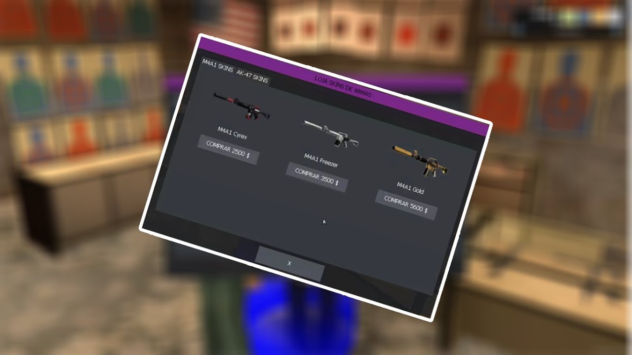 [REL] TIENDA DE SKINS PARA ARMAS | MTA:SA - YouTube