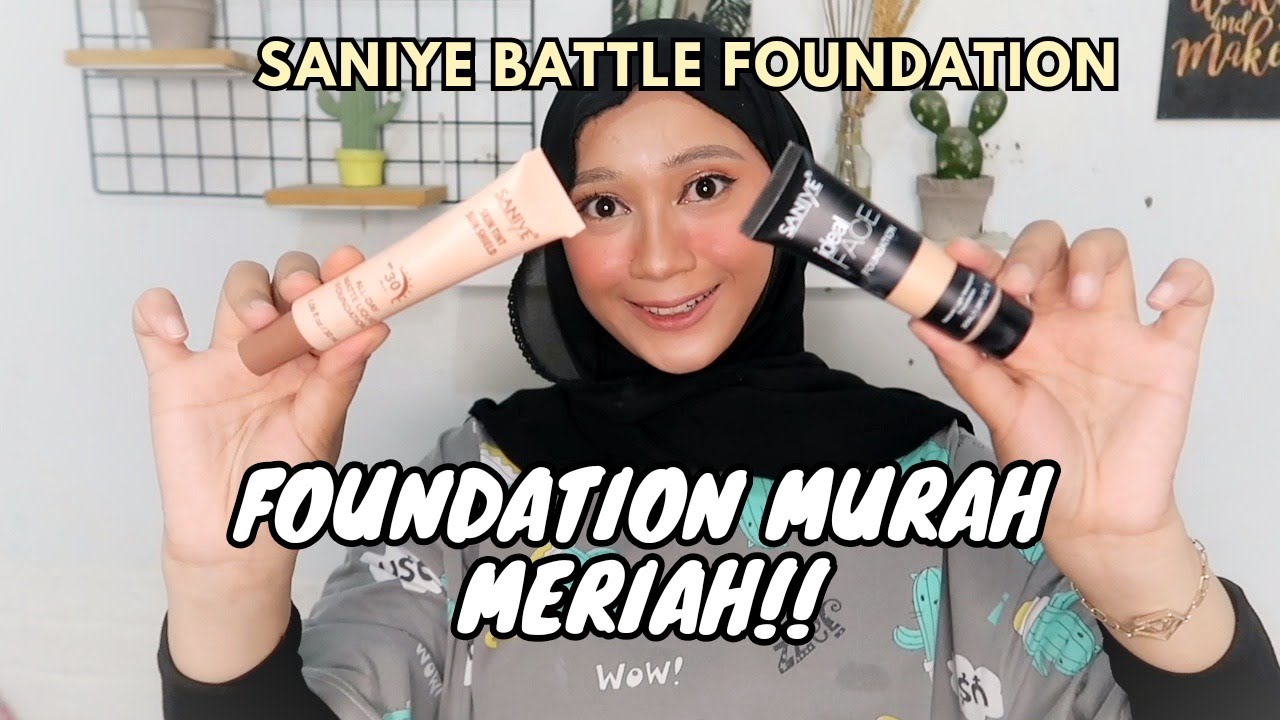 REVIEW FOUNDATION SANIYE | FOUNDATION TIKTOK VIRAL - YouTube