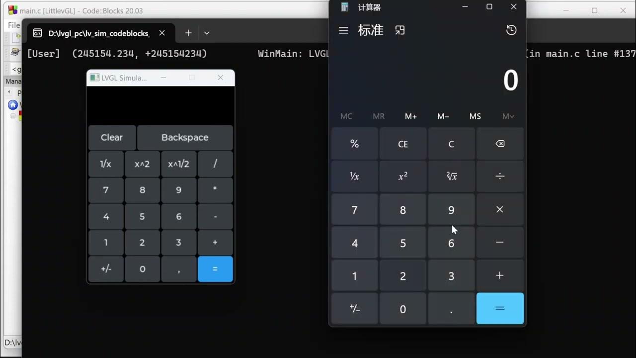 LVGL Lessons On ESP32 18: Button Matrix 04 -- Calculator 04 - YouTube