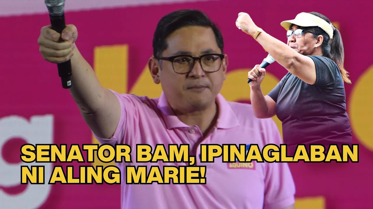IPINAGLABAN NI ALING MARIE SI SENATOR BAM!!! - YouTube