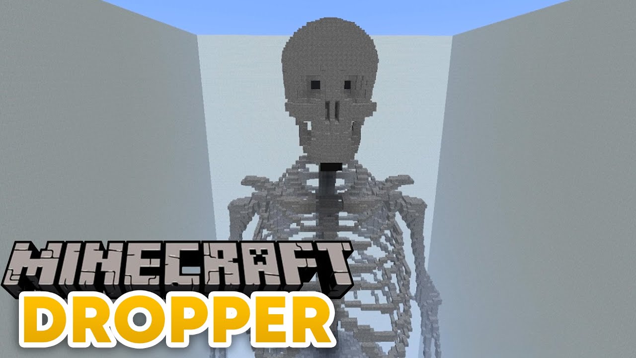 Minecraft Custom Map: The Dropper - YouTube