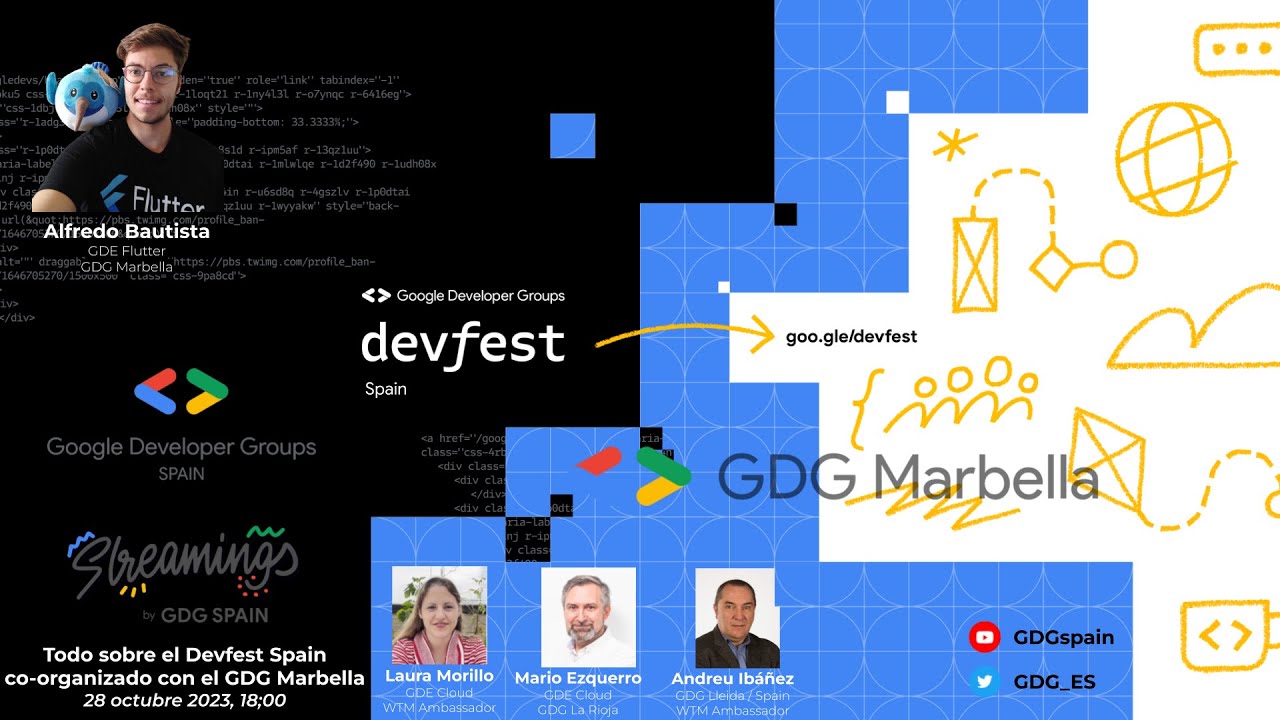 Streamings GDG Spain - Devfest Season 2023: Devfest Spain - YouTube