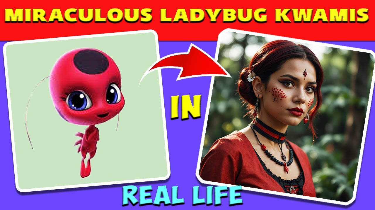 Miraculous Ladybug Kwamis Characters In Real Life 🐞, In Wana Plus Magic ...