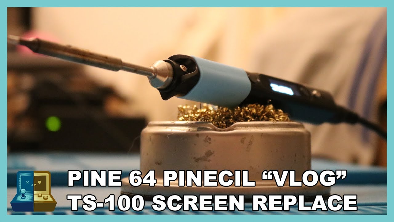 Pine64 "Pinecil" quick look - TS100 screen replacement - YouTube