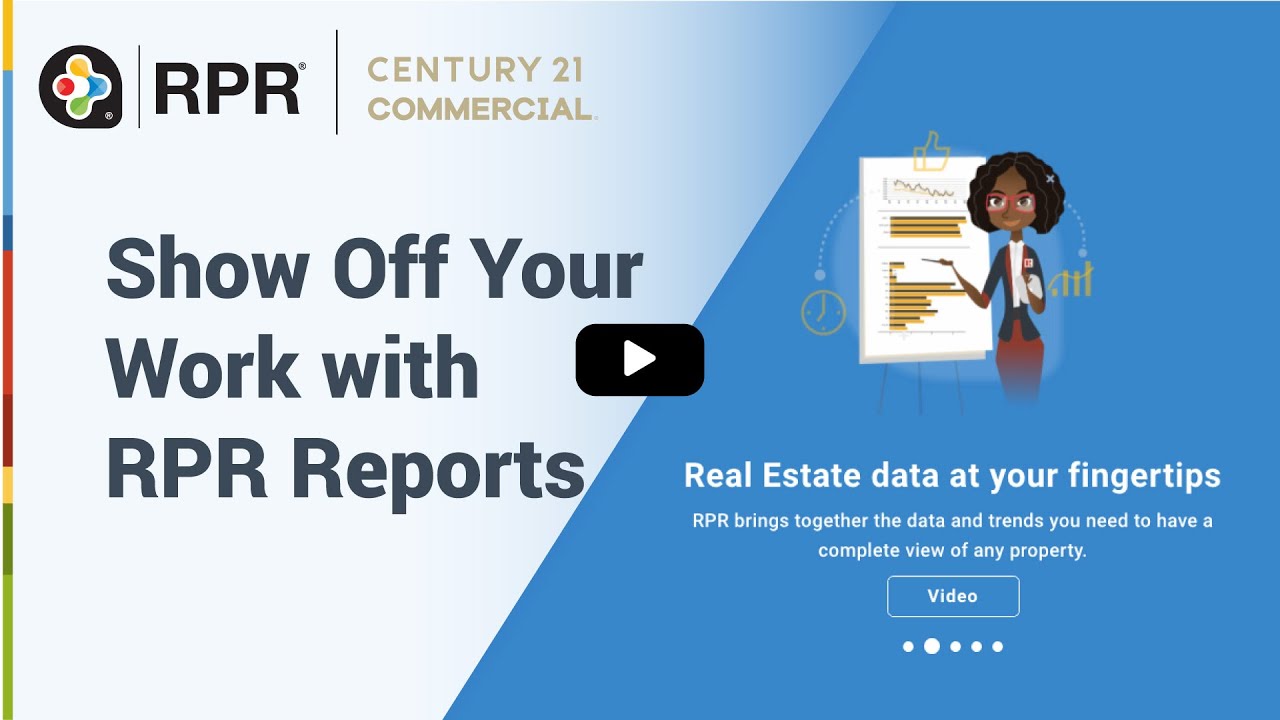 Show Off Your Work with RPR Reports - RPR & C21 Commercial Video Series ...