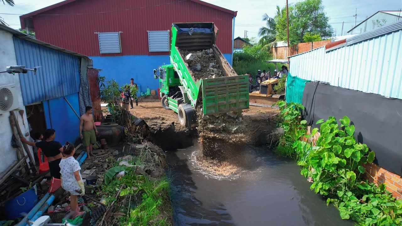 Best Machine Build Land Fill Processing with Truck Transport Dumping ...