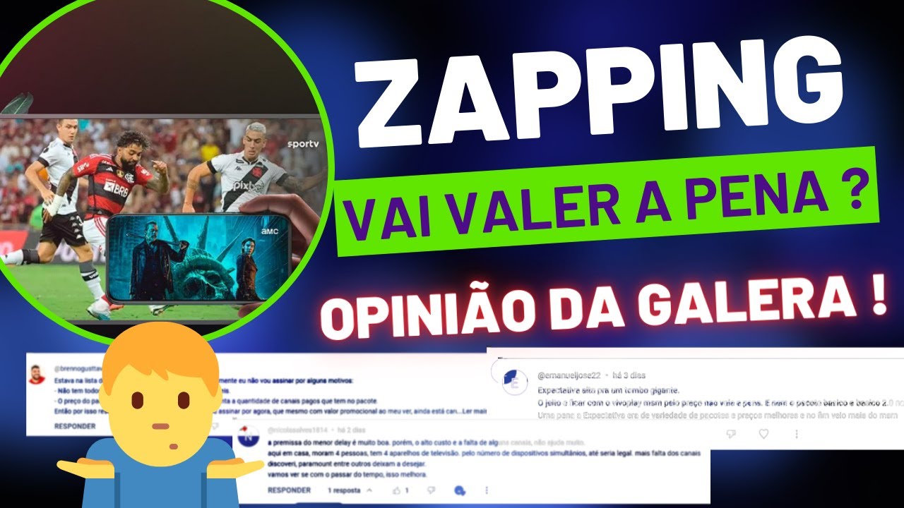 NOVO ZAPPING VALE A PENA ASSINAR? VEJA A REPERCUSSÃO DO LANÇAMENTO E ...