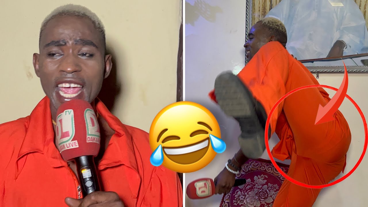 Tamkharite, Tadjabone de Ouzin keita avec son déguisement et maquillage ...