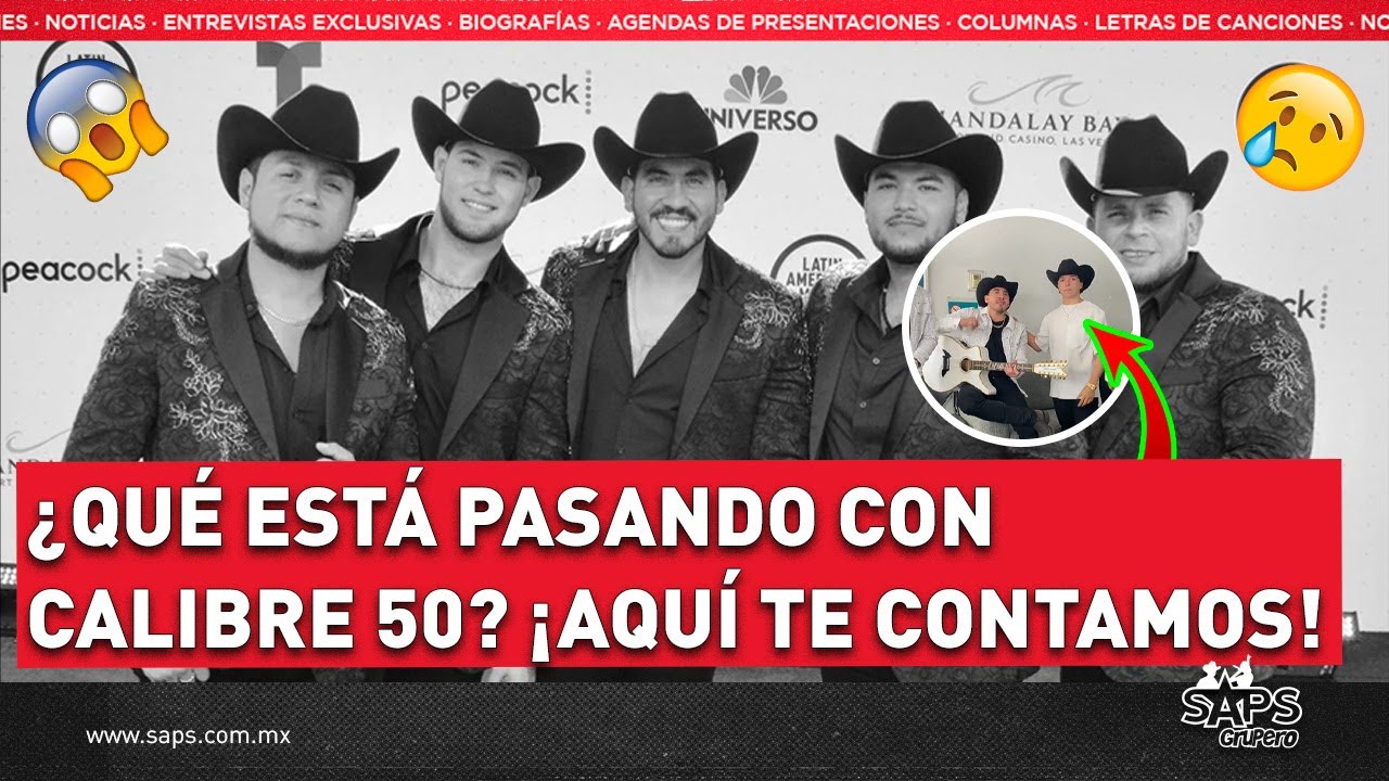 ¿Qué está pasando con Calibre 50?, presenta nuevo vocalista - YouTube