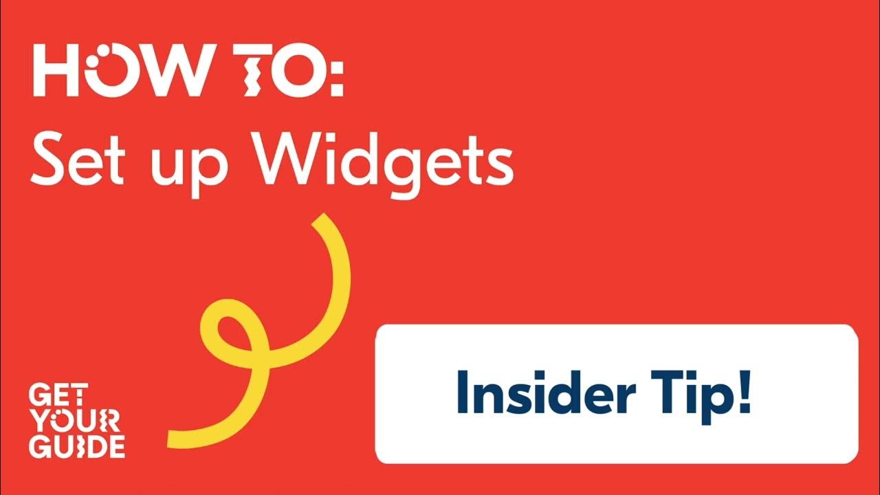 How to Series: Setup a Widget - YouTube