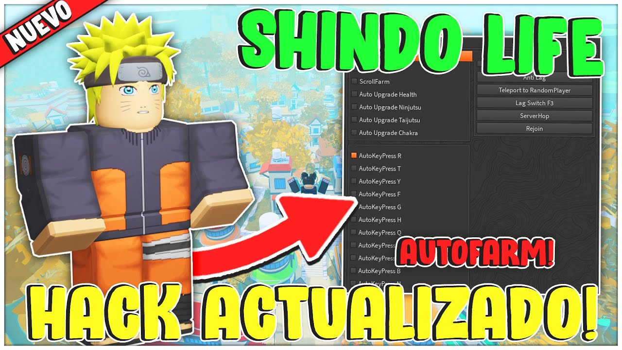 EL MEJOR H4CK DE SHINDO LIFE | AUTOFARM, AUTOWAR, VIP SERVERS, RELL ...