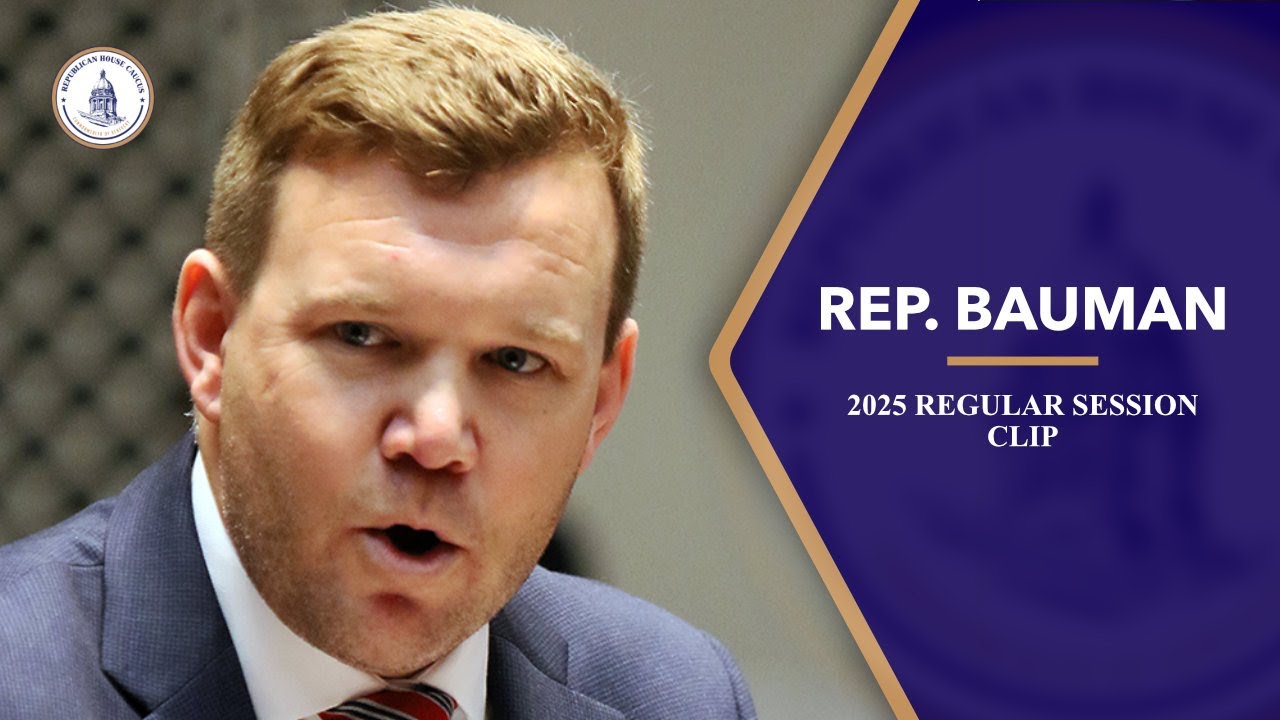 2025 Regular Session - Day 25 - SB 64, Rep. Jared Bauman - YouTube