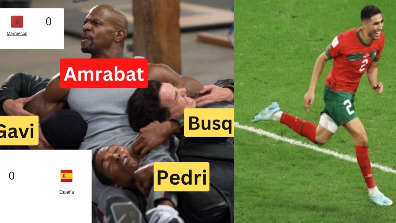 MEMES DEL ESPAÑA VS MARRUECOS ESPAÑA ELIMINADO DEL MUNDIAL QATAR 2022 ...