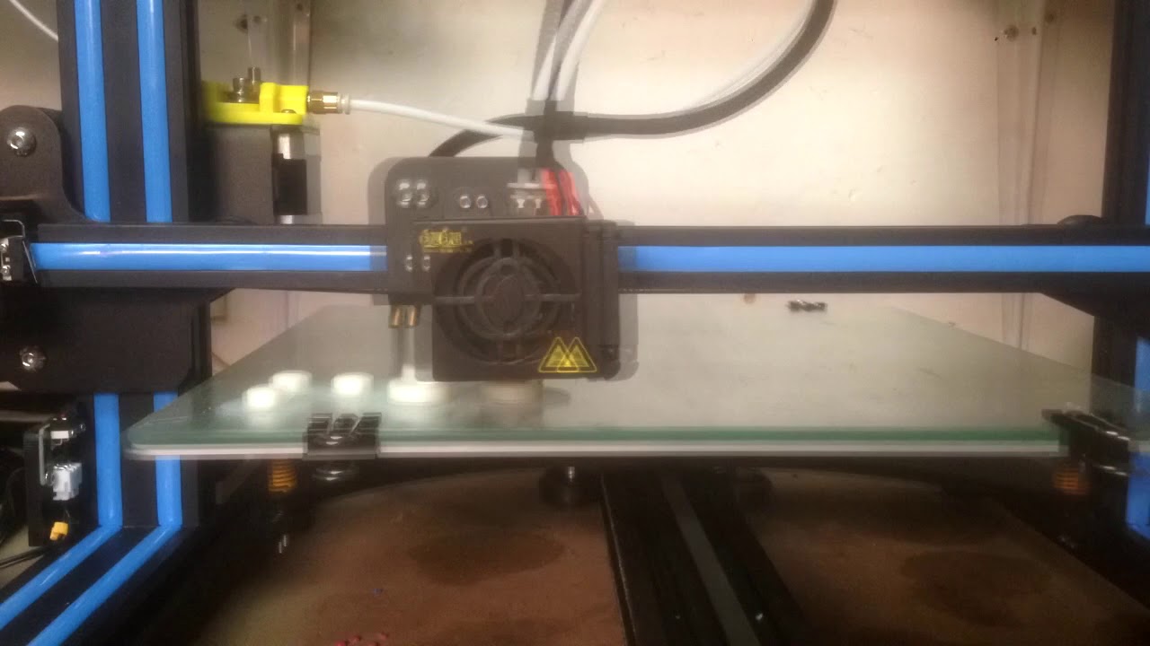 printing screws in 3d printer creality cr 10 timelapse - YouTube