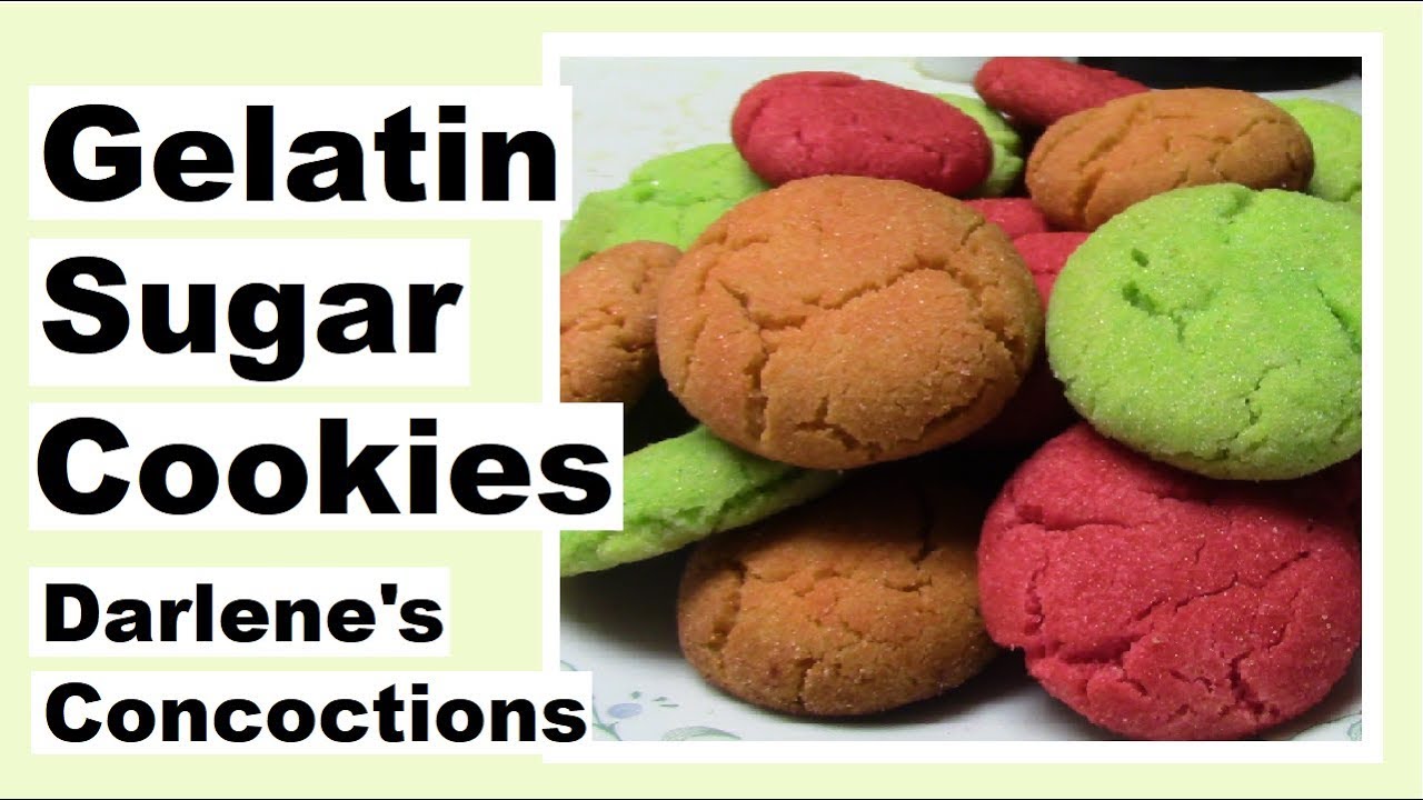 I Made the Gelatin Sugar Cookies - Darlene's Concoctions - YouTube