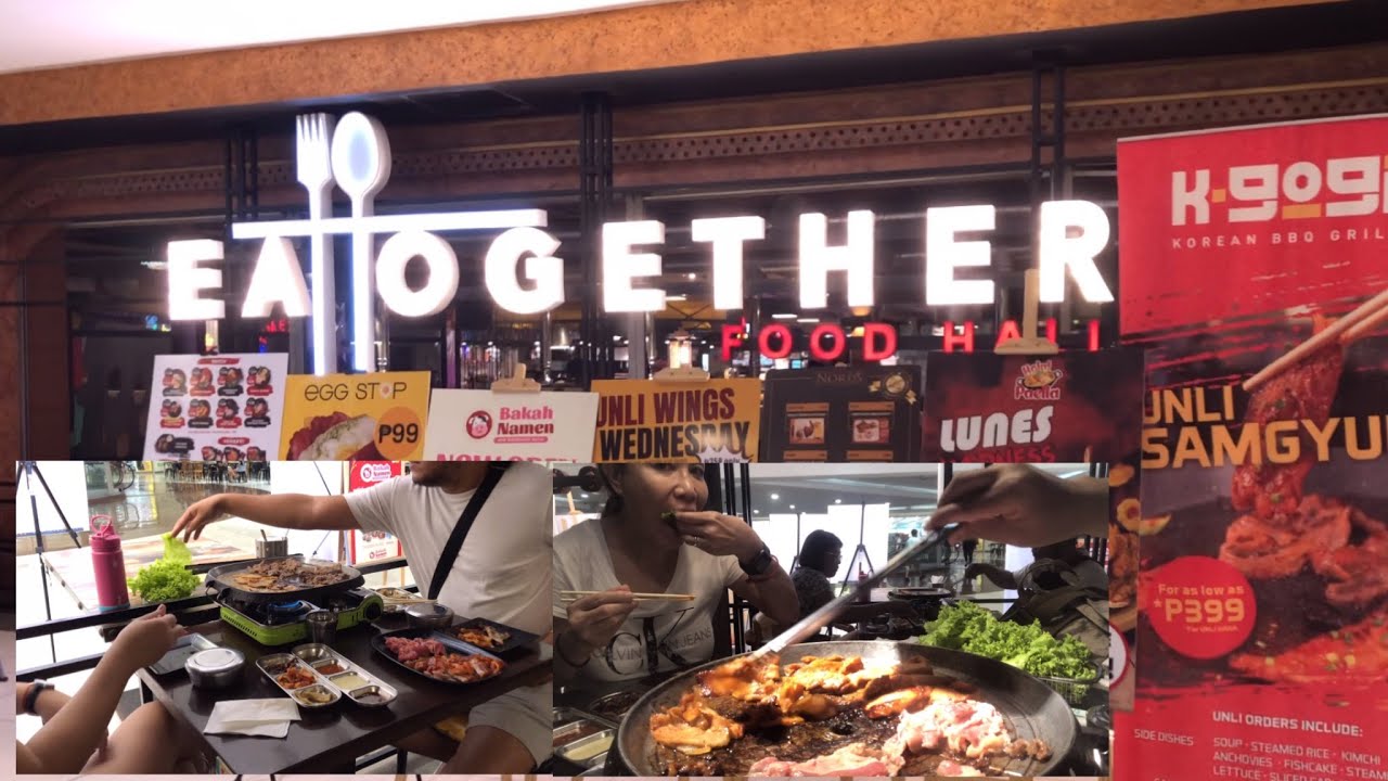 FOOD COURT WITH LIVE BAND AND A BAR. THE EATTOGETHER FOOD HALL @ SM ...