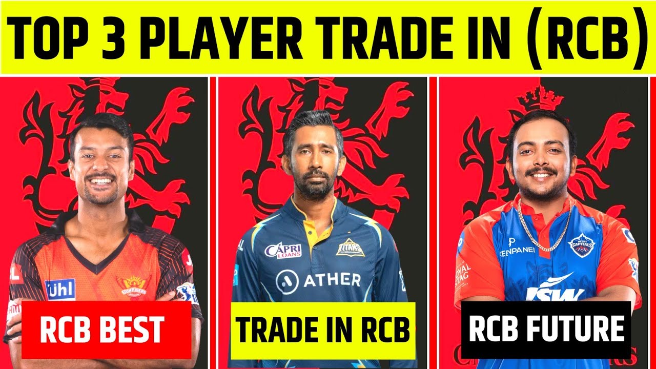 RCB 2024 - 3 Player Trade In (RCB) IPL 2024, Mayank Agarwal In (RCB), P ...