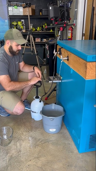 How we clean our Keezer beer lines between kegs. #keezer #diy # ...